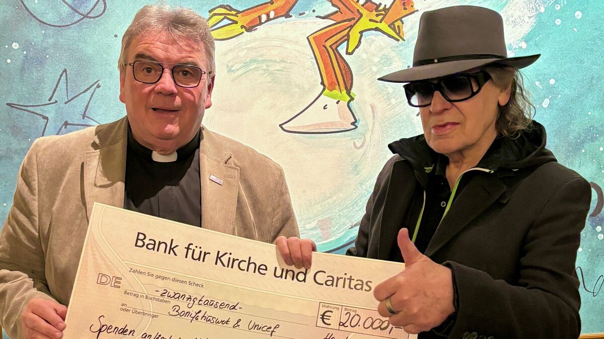 Udo Lindenberg und Bonifatiuswerk helfen Frauen und Kindern in Not ...